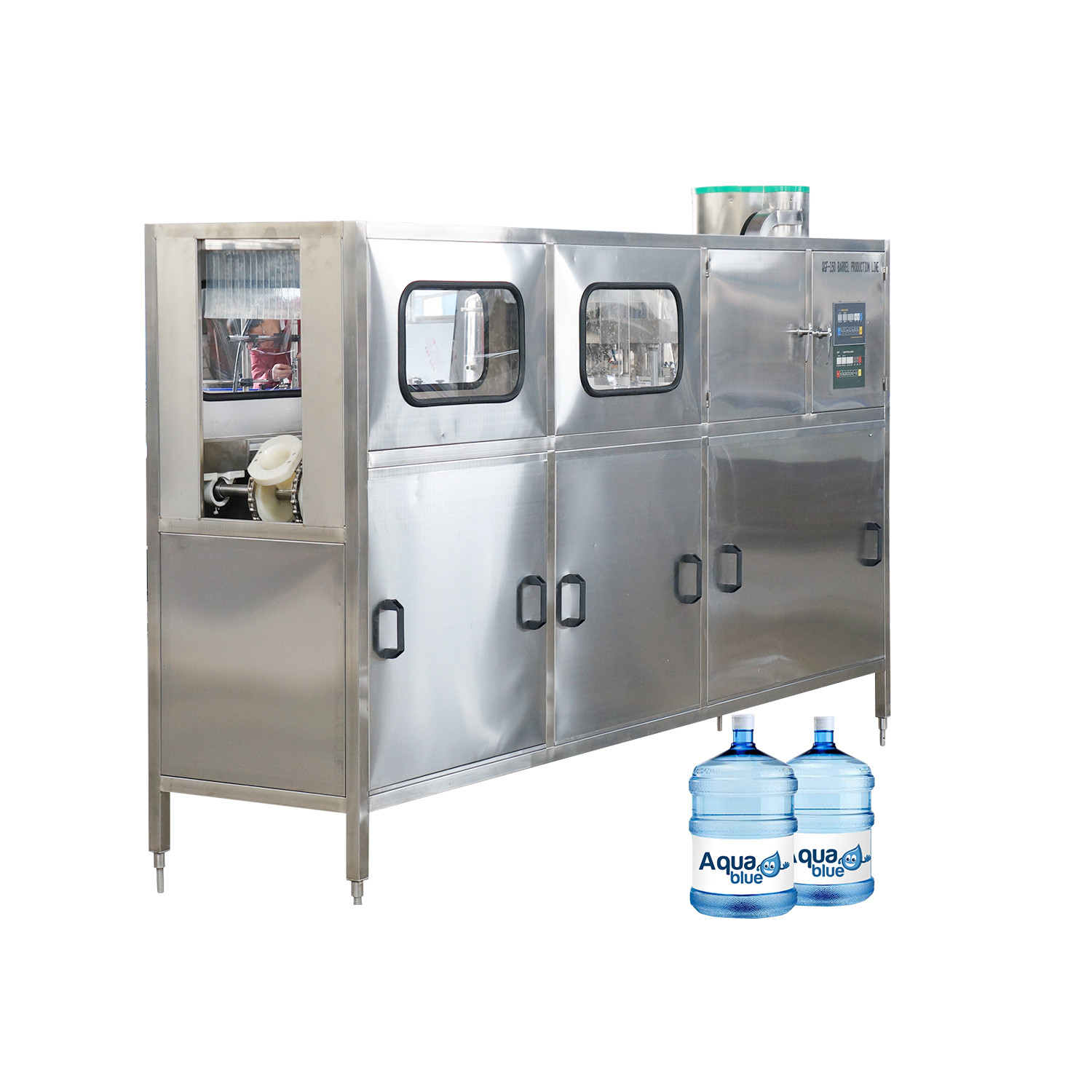 CE 150BPH 5 Gallon Automatic Filling Machines Complete Bottled Water ...
