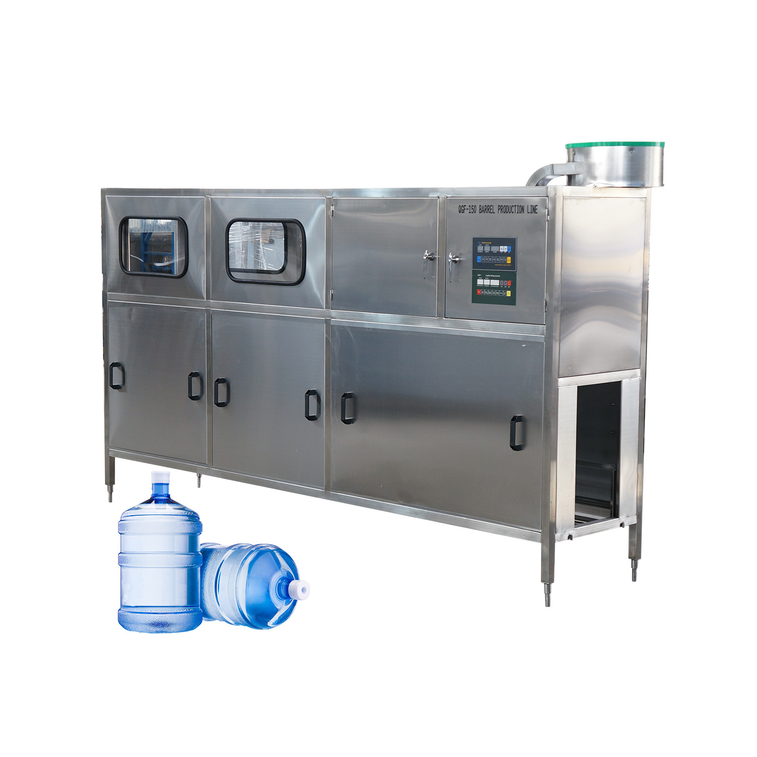 CE 150BPH 5 Gallon Automatic Filling Machines Complete Bottled Water ...
